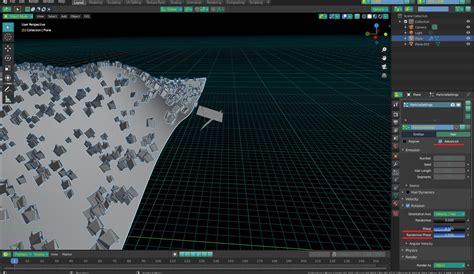 grass particle system is sideways grindskills