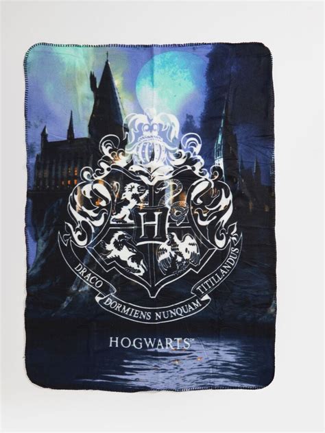 Plaid Harry Potter Noir Kiabi 3 50€