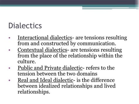 Ppt Relational Dialectics Theory Powerpoint Presentation Id 3361350