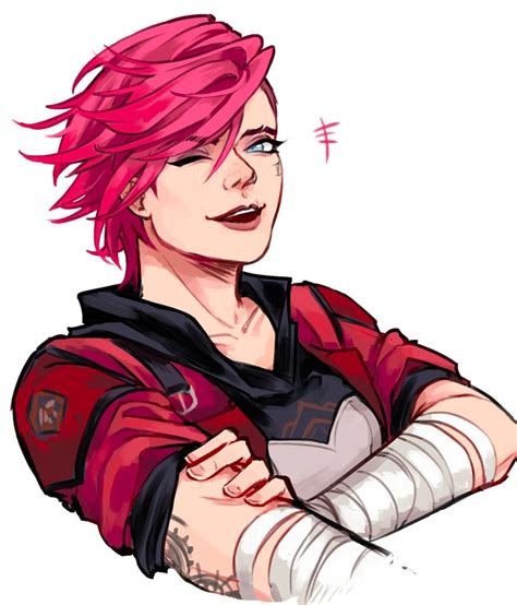 Vi And Arcane Vi League Of Legends And 1 More Drawn By Luna
