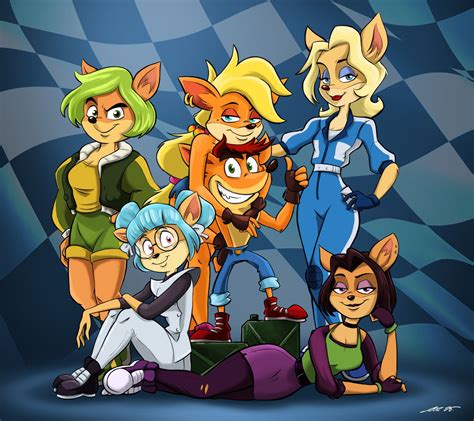 99758 Safe Artist Dwayb Ami Bandicoot Crash Bandicoot Crash