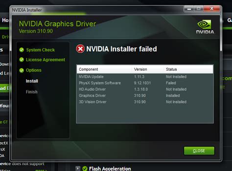 failed install help please nvidia geforce forums