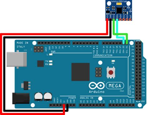 ozeki gyroscope arduino mega 2560