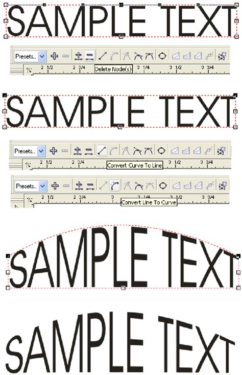 need help with curving text coreldraw graphics suite 11 coreldraw
