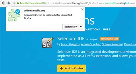 install selenium ide in firefox oregonovasgmy site