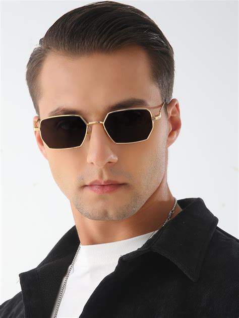 Men Metal Frame Fashion Glasses