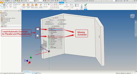 3d sketch missing constrain and orient z autodesk community