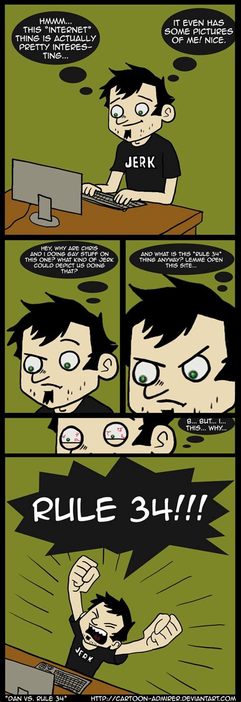 Dan Vs Rule 34 By Cartoon Admirer On Deviantart Cartoon Rule 34