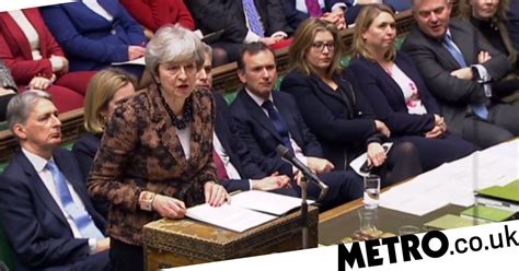 May Tells Mps There Will Be No Second Referendum And No Article 50