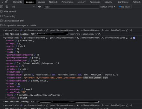 php datatable ajax receive data with success complete