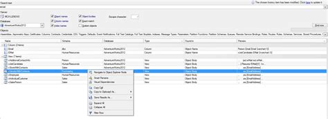 sql server view dependencies returning all results the