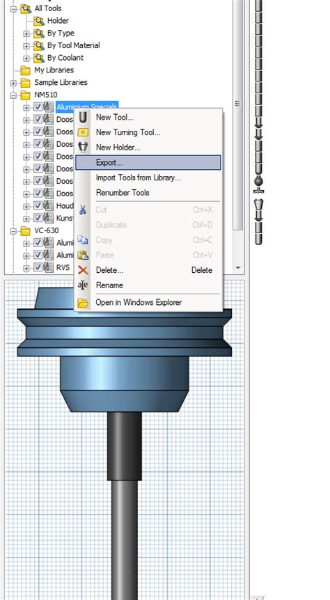 how to export tool libraries to excel autodesk community