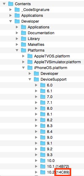 【xcode】端末を接続して実行する時に could not find developer disk image というエラーが出た時の対処法