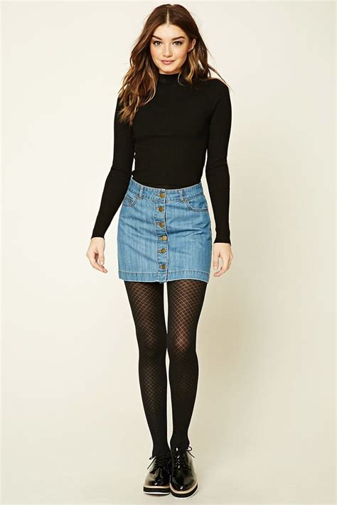 Ribbed Mock Neck Sweater Fashion Tights Fashion Stockings Outfit