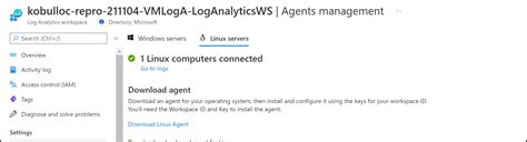 log analytics vm extension for linux is not available · issue 83377