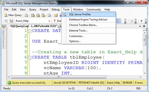 exact help how to use database engine tuning advisor to get