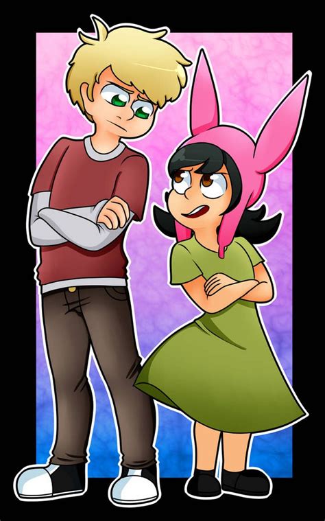 Lousie And Logan Bobs Burgers By Stinkiesdraws On Deviantart