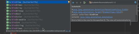 tidy and optimize your java code with android butter knife
