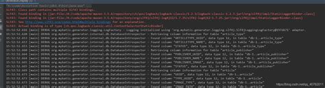 slf4j class path contains multiple slf4j bindings 90后程序猿 博客园