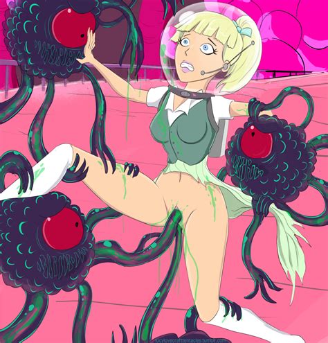 rule 34 anal annie rick and morty blonde hair blue eyes clenched