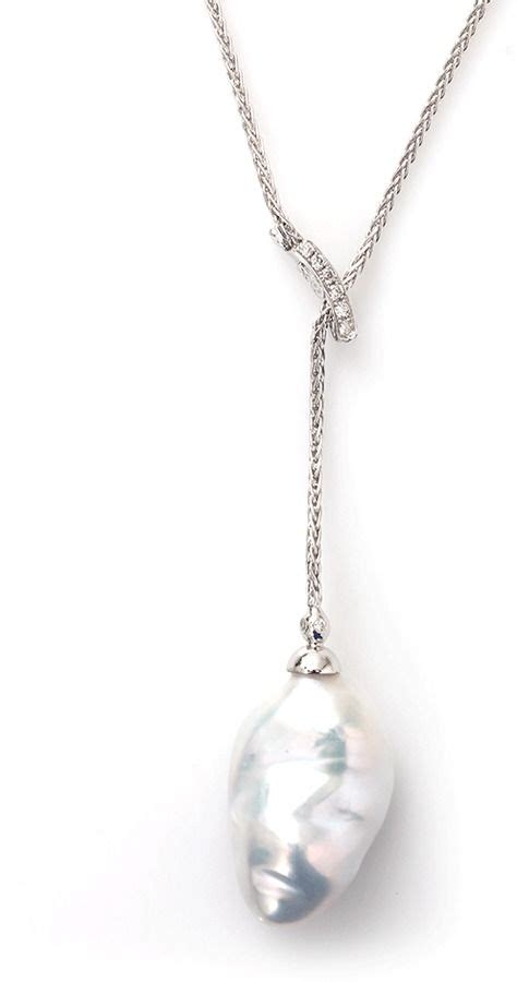 Yvel White Fresh Water Keshi Pearl Necklace Shopstyle Womens Fashion