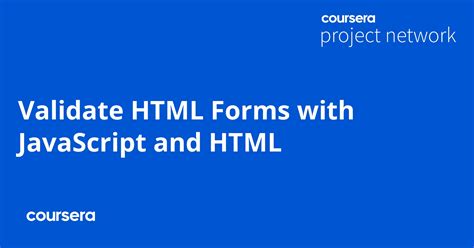 validate html forms with javascript and html