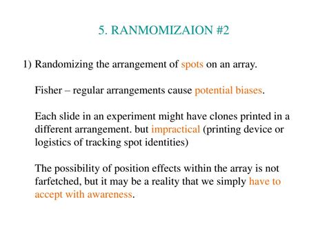 ppt fundamentals of experimental design for cdna microarrays