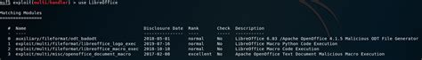 libreoffice python code execution mit metasploit