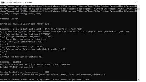 résolu autocad autolisp rechercher remplacer texte et récupérer