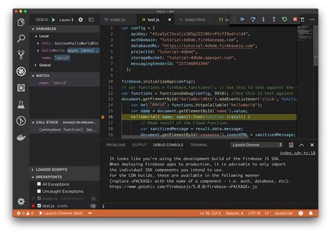 build and debug firebase functions in vscode by david medium