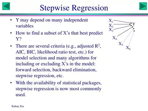 Ppt Stepwise Regression Powerpoint Presentation Free Download Id
