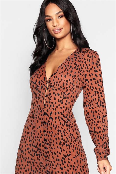 Tall Leopard Print Maxi Dress Boohoo Leopard Print Maxi Dress Tall