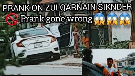 Prank On Zulqarnain🤣🤣 Prank Gone Wrong😱😱😱🚫 Zulqarnainsikander Viral