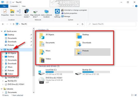 how to move your desktop 3d objects downloads pictures