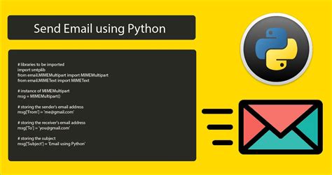 how to send email using python
