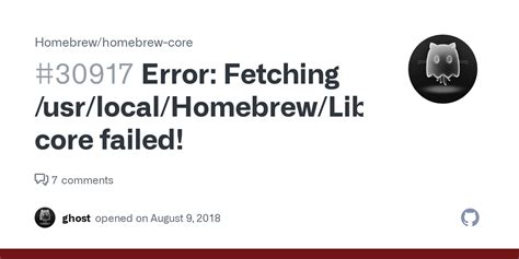 error fetching usr local homebrew library taps homebrew homebrew core