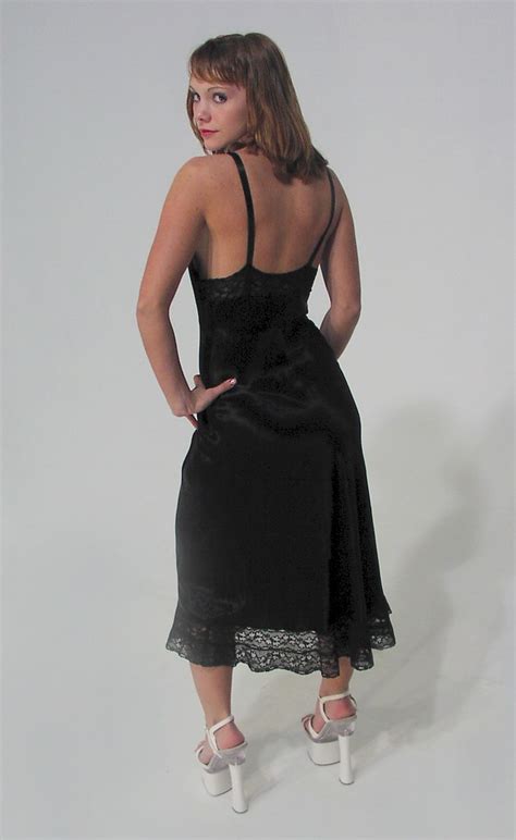Flickriver Photoset Mckayla Black Lace Satin Slip By Pennant