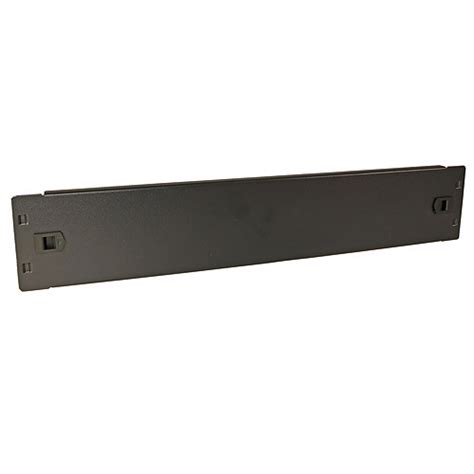 2u 19inch Toolless Blanking Panel Black