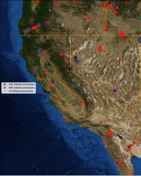 geo libraries in python plotting current fires by