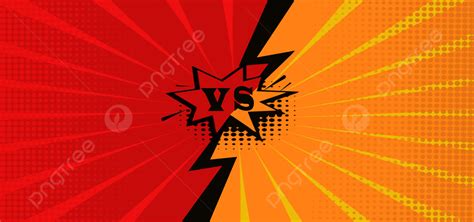 Beautiful Comic Book Style Versus Background Against Comparison