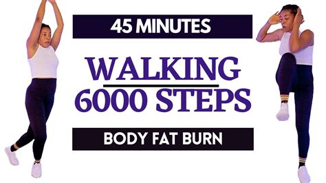 🔥45 Min Walking Cardio Workout 🔥intense Full Body Fat Burn At Home🔥