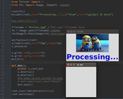 cannot insert a image in tkinter label even after anchoring it