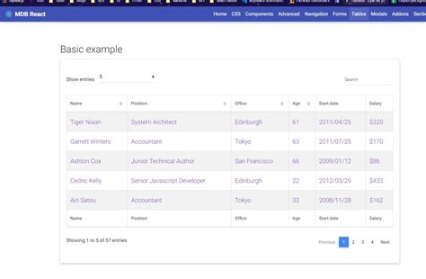 mdbtable font size material design for bootstrap