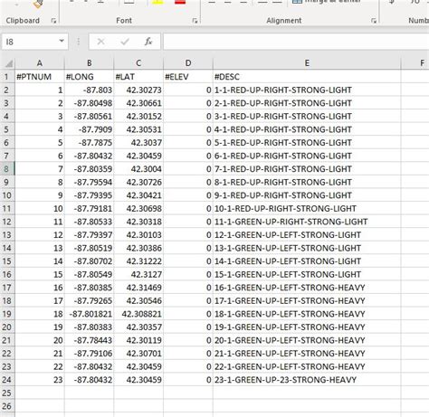 solved importing points from a csv to map 3d and using query page 2