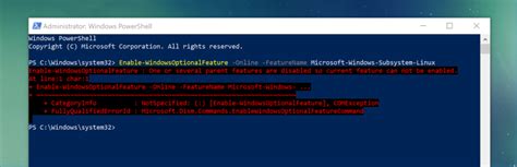 wsl install fails with errors on windows 10 guest vm · issue 2872