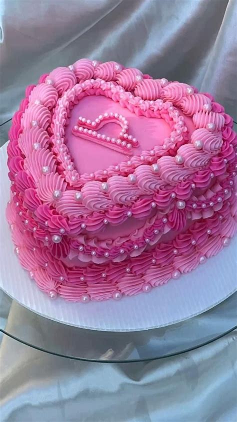 Vintage Cake Heart Cake Vintage Heart Cake Trendy Cake Cute Cake Cute