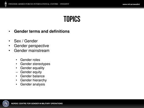 ppt gender terms and definitions building a common