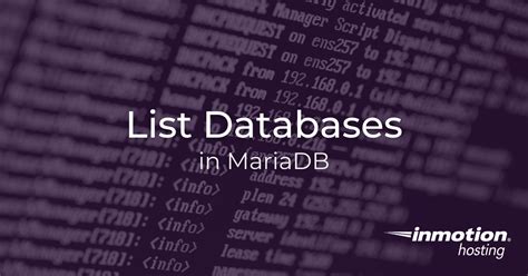 how to view databases in mariadb