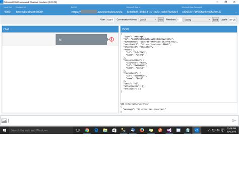 c 4 0 bot framework 500 internal server error stack overflow