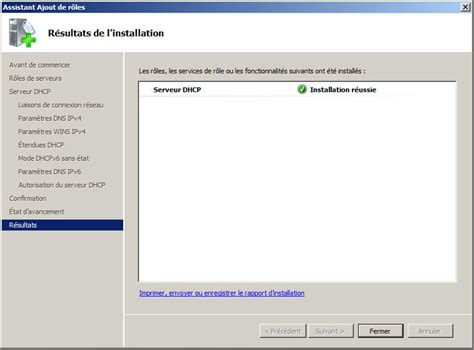 installing dhcp in windows server 2008 network informatique